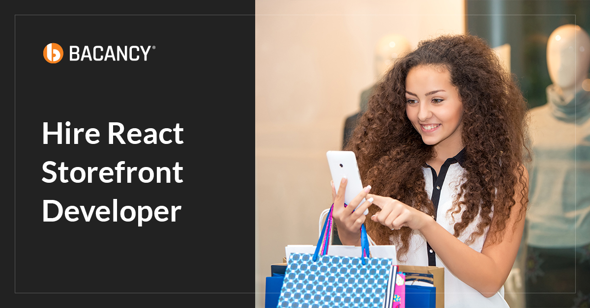 Hire React storefront Developer | Built eCommerce web app