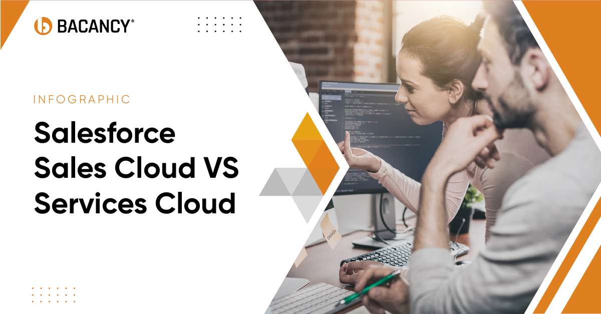 Salesforce Sales Cloud vs Service Cloud [Infographic]