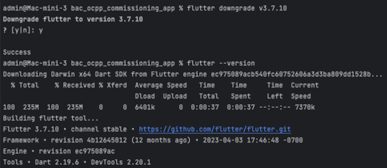 How to Downgrade Flutter SDK for Your Projects