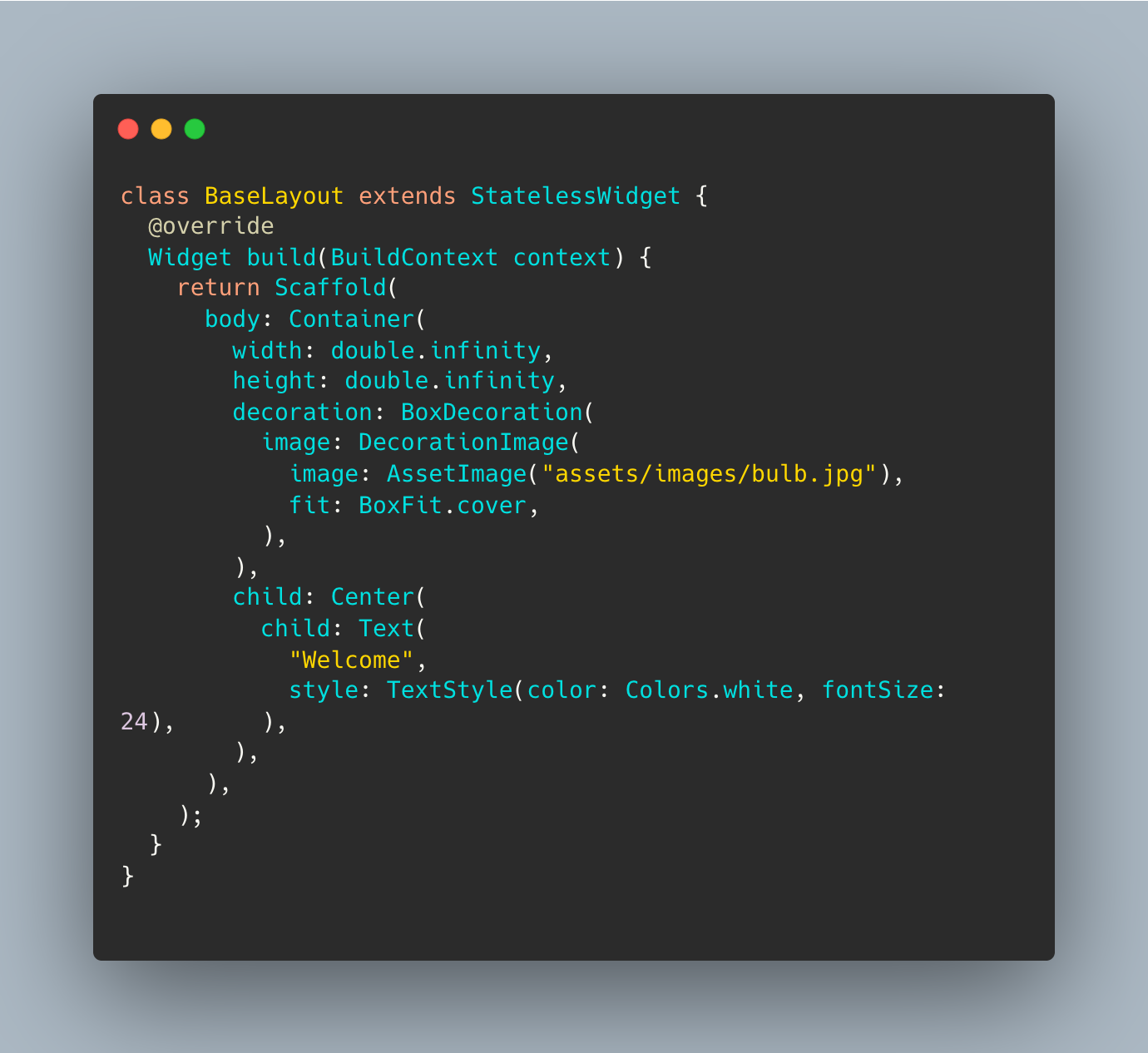 How to Set Full-Screen Background Image in Flutter